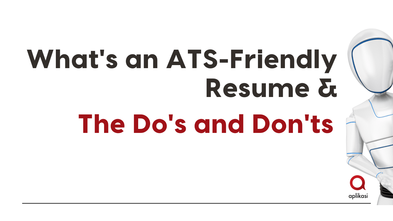 What's an ATS-Friendly Resume & The Do's and Don'ts | Zoho Partner ...